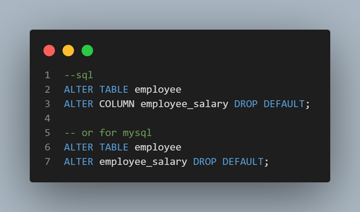 How to add constraints in SQL
