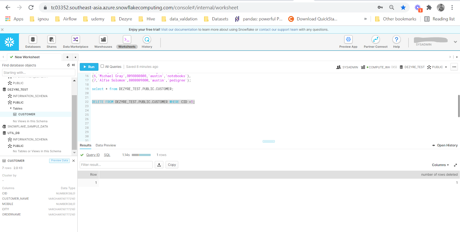 How To Work With Delete In Snowflake