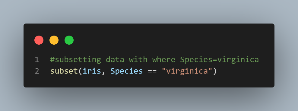 How To Select And Subset Data In R 