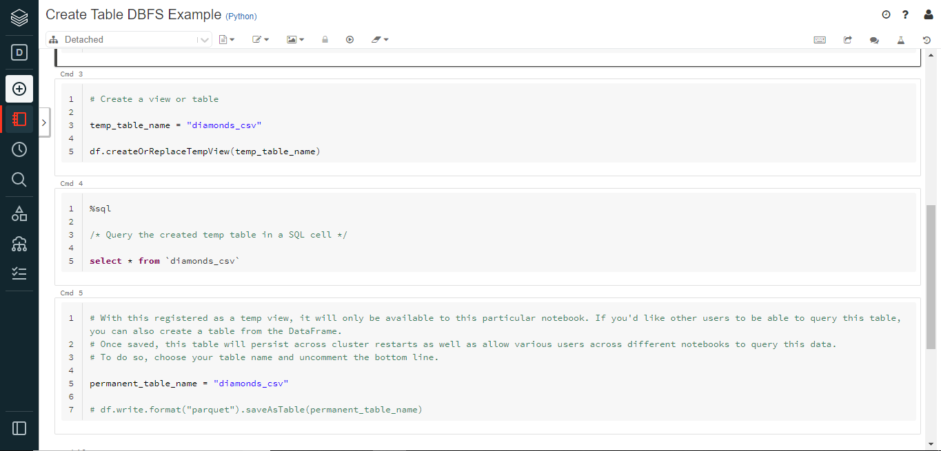 How To Upload File To Databricks And Create Tables In Spark