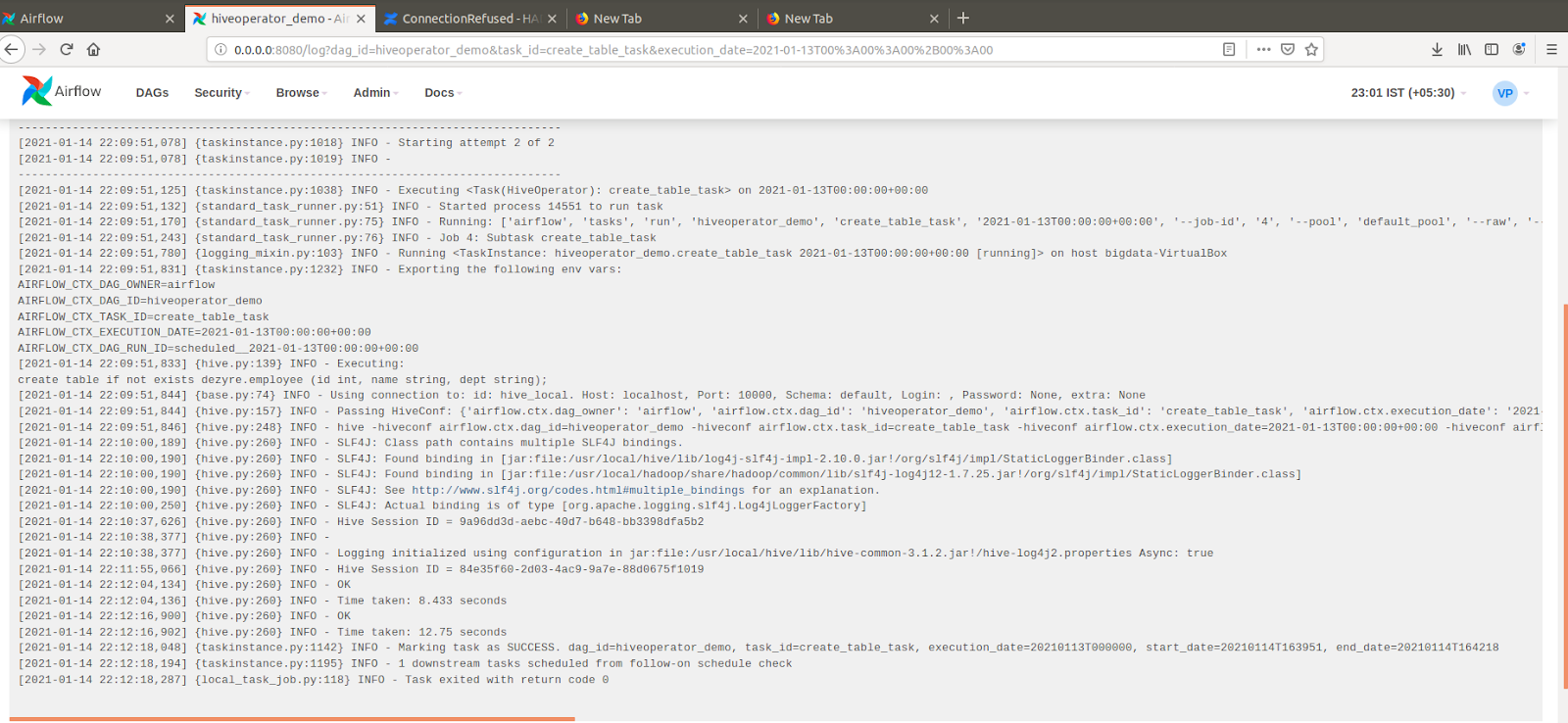 Airflow hive operator example - Projectpro