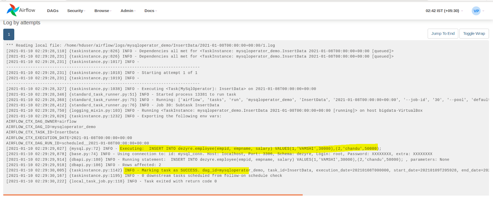 Airflow mysql operator - Mysql operator airflow - Projectpro