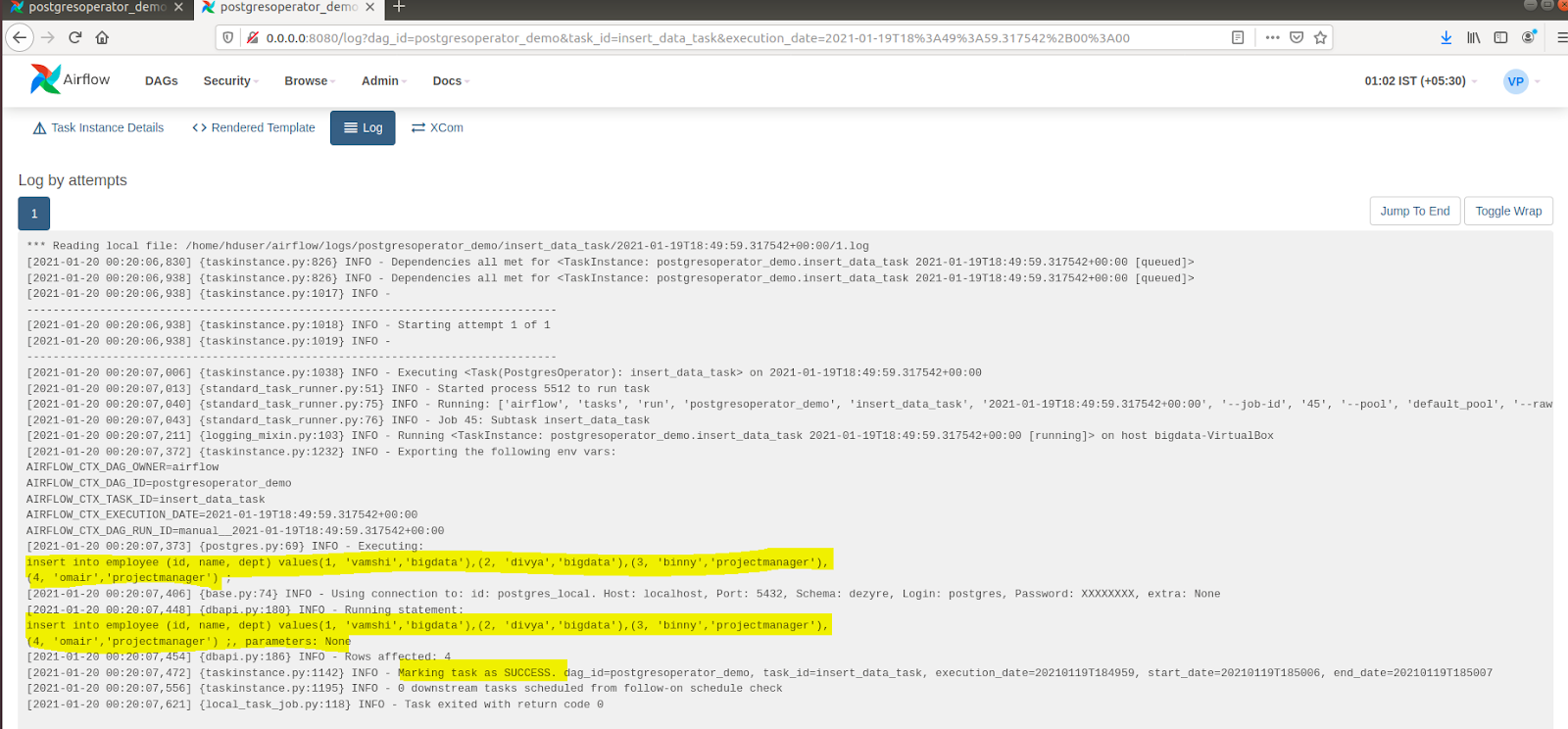 How To Use The Airflow Postgresql Operator In Dags